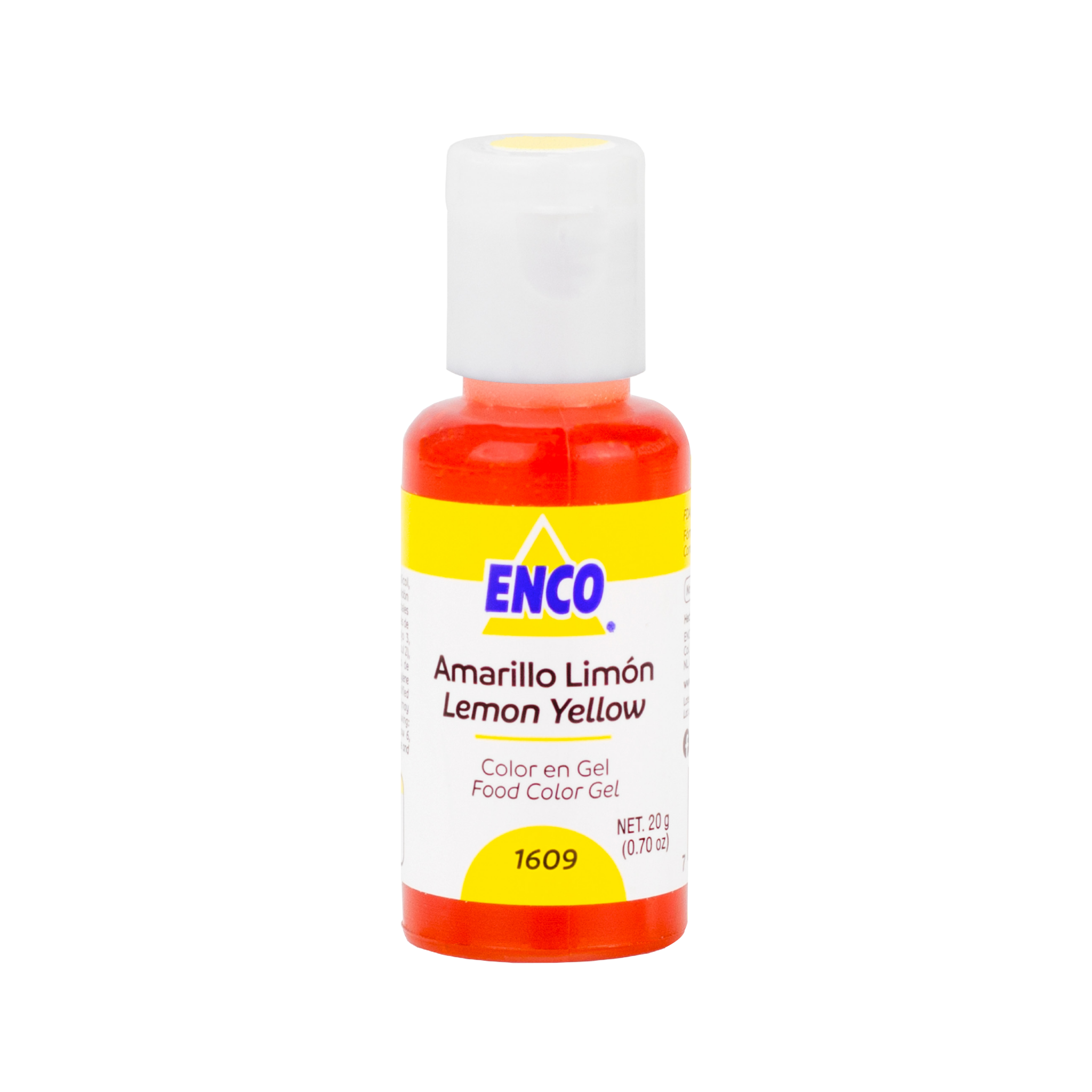 Color en gel Amarillo Limón 20 g Enco – Gastrocosmos
