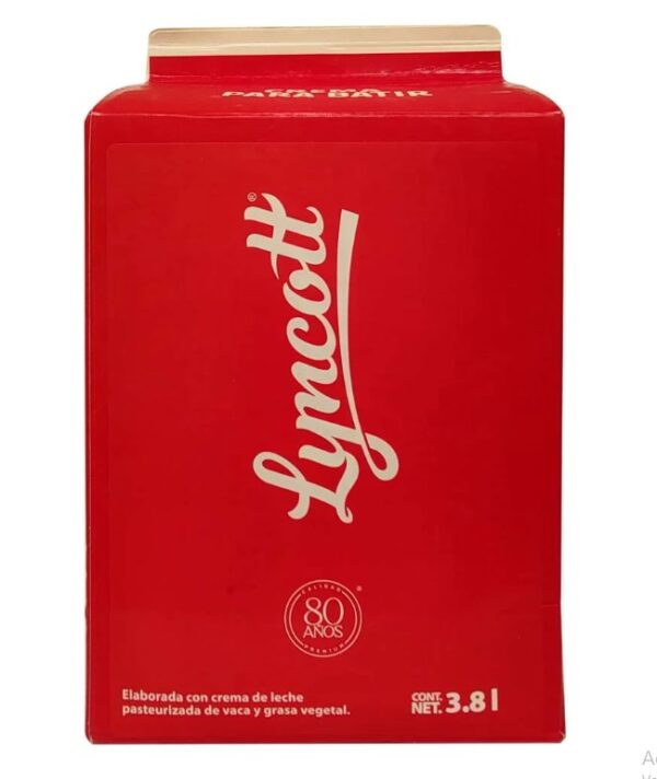 Crema para batir Lyncott 3.8 L. – Gastrocosmos